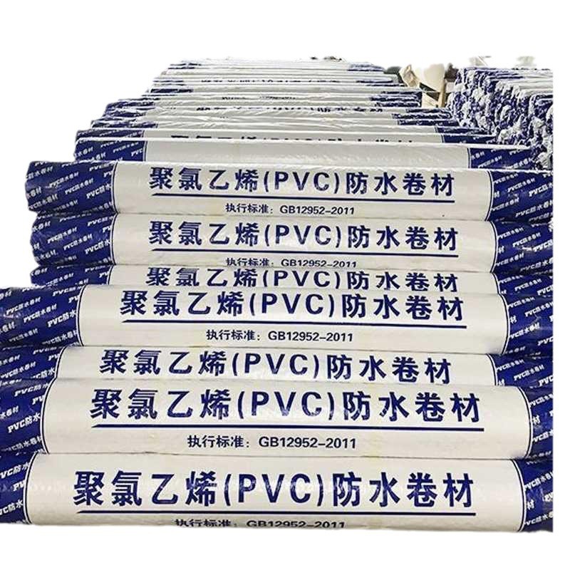 Pvc Single Ply Membrane Waterproof Sheet Fleece Backed For Plat Roof ...
